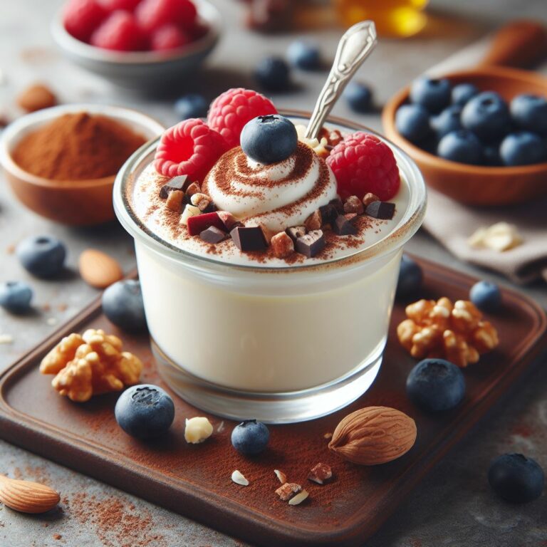 Pudding à la Vanille Cétogène Protéinés à la Whey pour Alimentation ...
